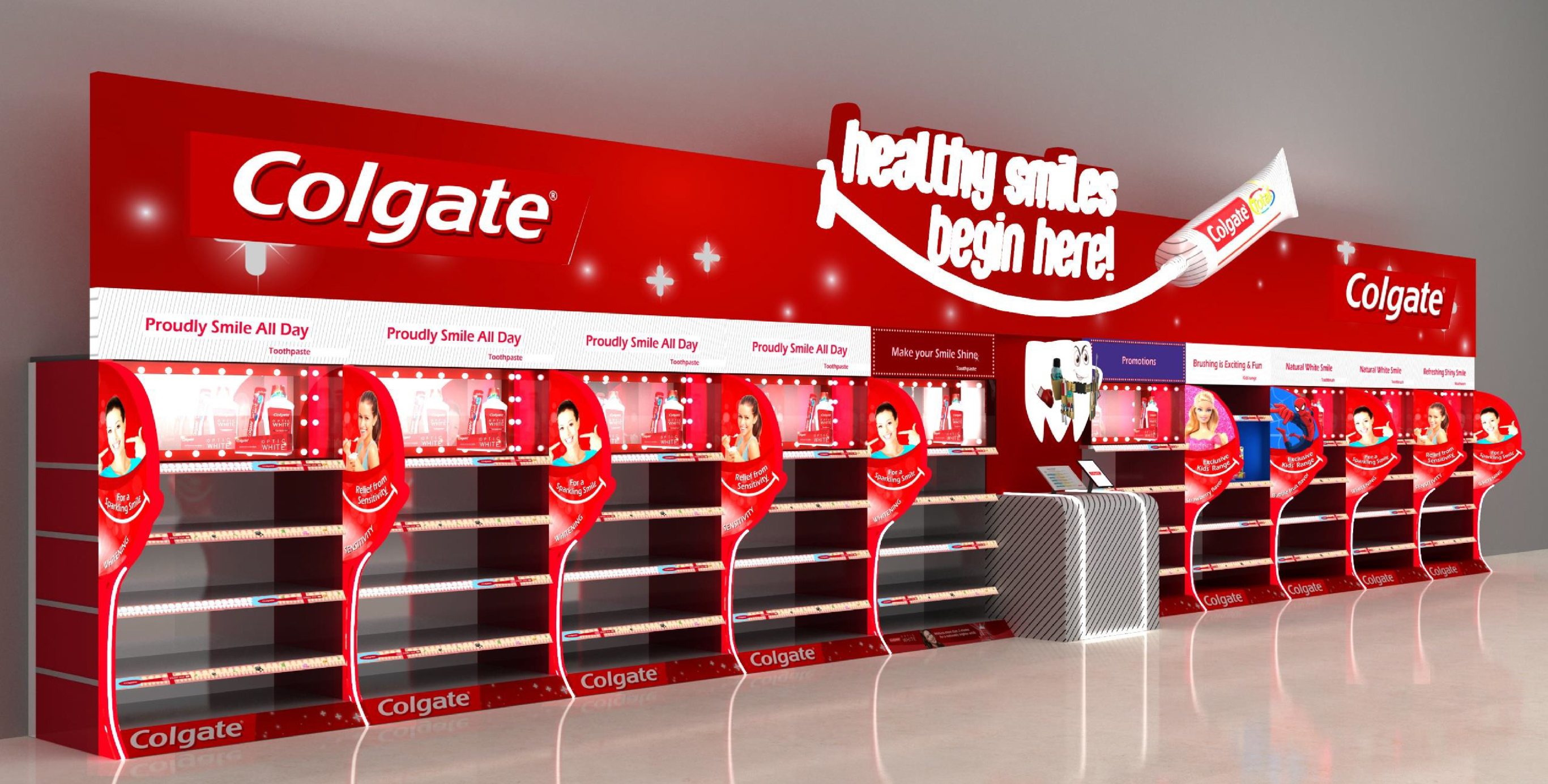 Colgate Interactive Retail Experience | KREO